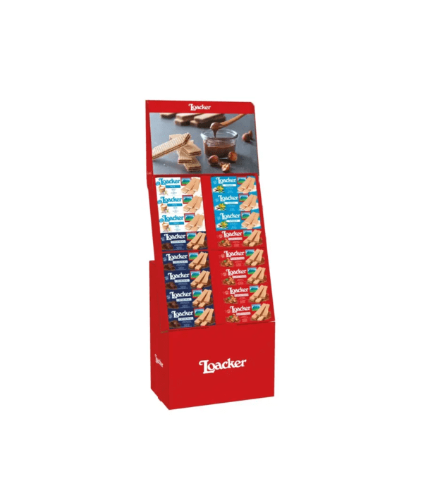 16953-Loacker Classic Assorted Floor Display 96 * 175 - IGF LLC